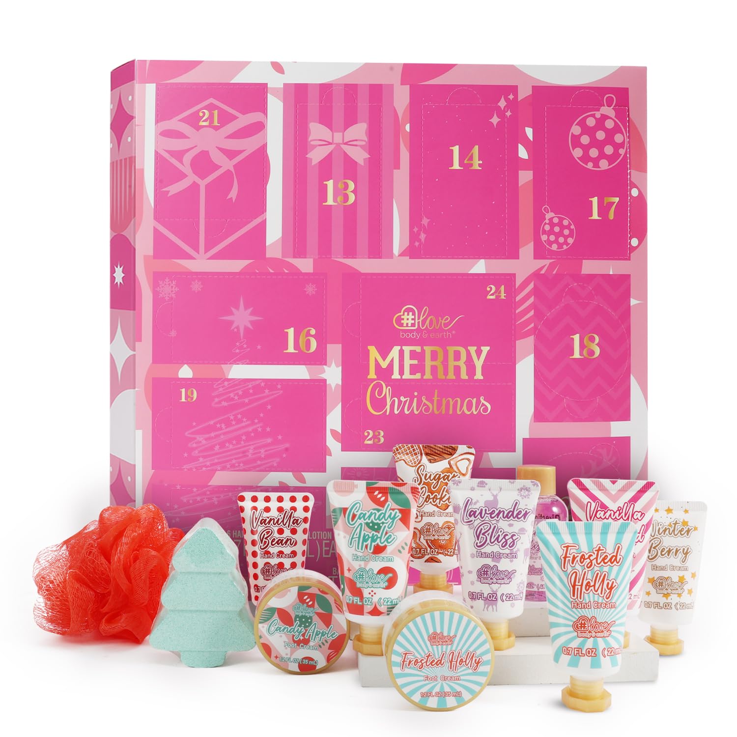BODY & EARTH LOVE Advent Calendar 2025 — 12 Days of Spa Gifts for Wome ...
