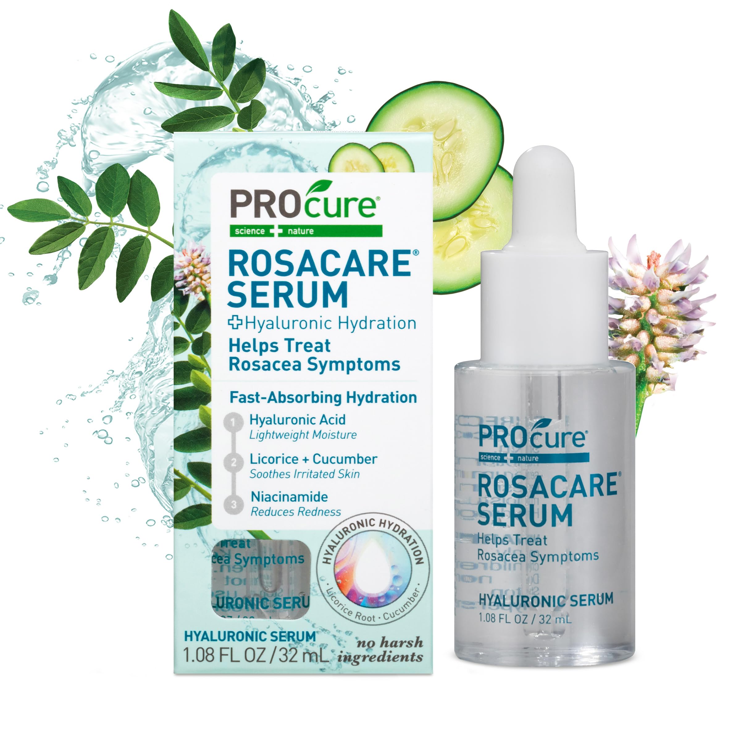 PROcure Rosacare Serum 1.08 fl oz – Ultra-Hydrating Rosacea Serum ...